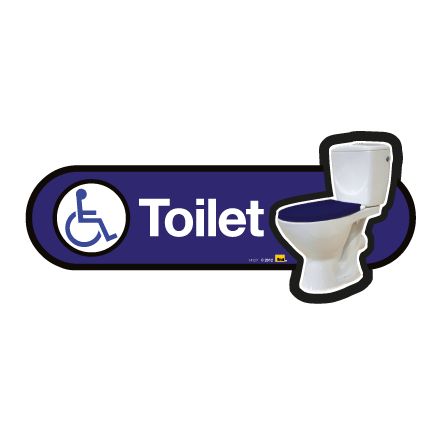 Find Signage Dementia Disabled Toilet Sign - Care Alarms