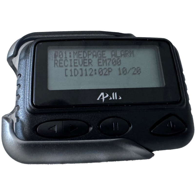 Medpage EM700 Long-Range Digital Radio Pager - Care Alarms
