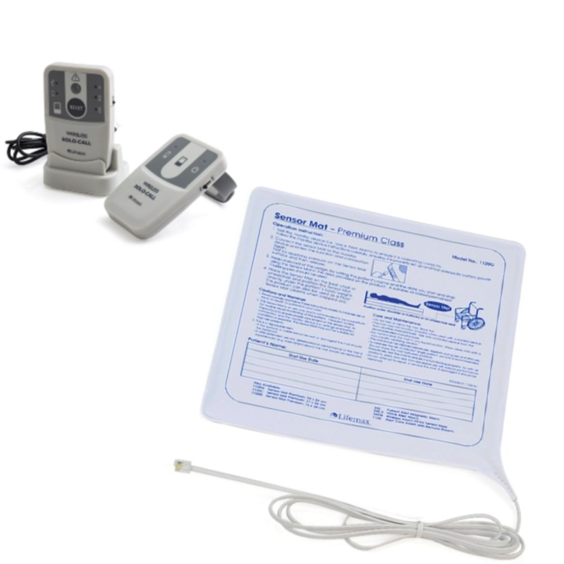 Care Solutions Wireless Care Alarm Kit with Chair Leaving Sensor Mat ...