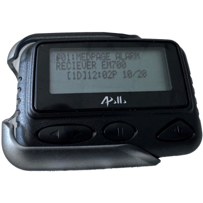 Medpage EM700 Long-Range Digital Radio Pager - Care Alarms