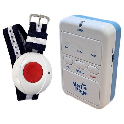 Waterproof Call Pendant with Alarm Pager - Care Alarms